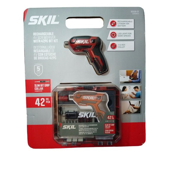 Skil | Other | Skil Rechargeable 4v Cordless Screwdriver With 42 Piece ...
